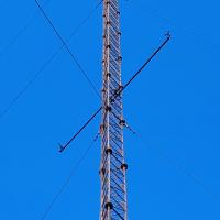 China Steel Bar Triangular Radio Telecom Guyed Wire Tower for sale