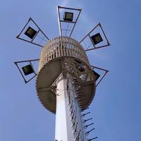 China Corrosion Resistant Galvanized Mobile Cell Phone Tower for sale