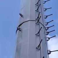 China OEM Antenna 30m 30m/S Monopole Steel Tower for sale