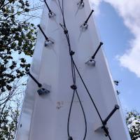 China OEM Antenna 30m 30m/S Monopole Steel Tower for sale