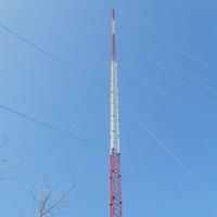 China Lattice Steel Communication 10m Guyed Wire Tower for sale