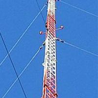 China Lattice Steel Communication 10m Guyed Wire Tower for sale