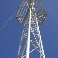 China 50m Q235 Steel GSM Self Supporting Radio Tower For Park for sale