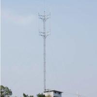 China 50m Q235 Steel GSM Self Supporting Radio Tower For Park for sale