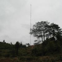 China 55m Lattice Electric Communication Guyed Mast Tower Customizable  Steel And Alloy Structural Steel for sale