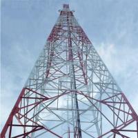 China ISO 30m/S Q235 Steel Mobile Communication Angle Steel Tower Antenna Steel Structure for sale