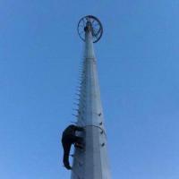 China Q345 20m Tubular Steel Tower Hot Dip Galvanized Steel And Alloy Structural Steel Customizable for sale