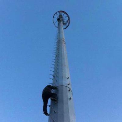 China Q345 20m Tubular Steel Tower Hot Dip Galvanized Steel And Alloy Structural Steel Customizable for sale