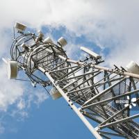China Mast Three Tube 36m/S Tubular Steel Tower Large Telecommunication Power Oil Depot for sale