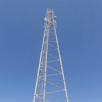 China Galvanized Telecommunication Tubular Steel Tower Tube Antenna Lattice Steel Tower 4 Legged Customized for sale
