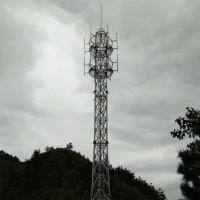 China Galvanized Telecommunication Tubular Steel Tower Tube Antenna Lattice Steel Tower 4 Legged Customized for sale