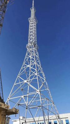 China Hdg Steel Lattice Telecom Cellular RRU 49ft Radio And Television Tower for sale
