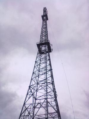 China Self Supporting Hot Dip Galvanized Angle Steel Tower 80m for sale