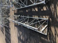China Lattice Steel 120m Communication Triangle Antenna Tower for sale