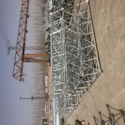 China Lattice Steel 60m Iron Lattice Wifi Guyed Wire Tower for sale