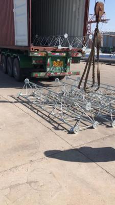 China Q235 High 30 Meter Guyed Galvanized Steel Tower for sale
