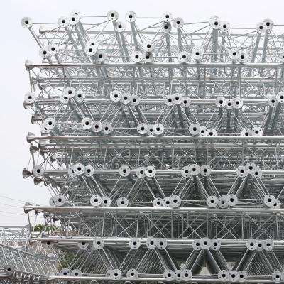 China 120 Feet 3 Legs Tube Self Supporting Communication Tower Hot Dip Galvanized for sale