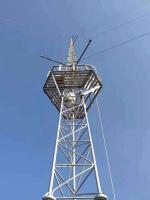 China 50m Electric Communication Mast Guyed Lattice Tower for sale