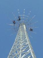China Telescopic Communication Telecom Guyed Wire Tower for sale