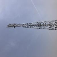 China Hot Dip Galvanized Guy Wire Support Lattice Steel Towers for sale