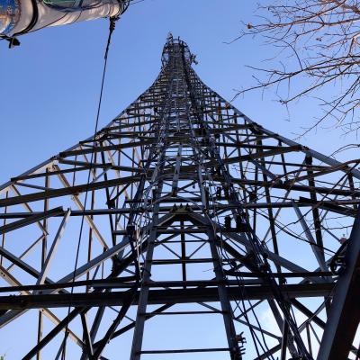 China Self Supporting Telecom Communication 15m Lattice Steel Towers for sale