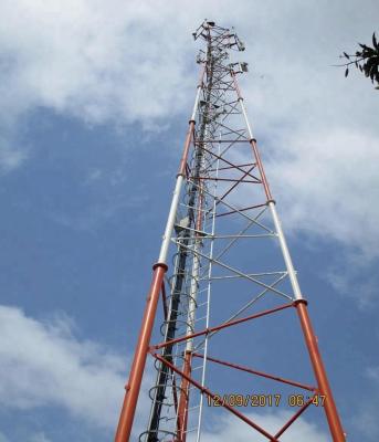 China Three Legged Tubular Communication 10m Lattice Steel Towers for sale