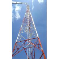 China 3 Legs Angle Steel Communication 10m Self Supporting Lattice Tower for sale