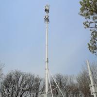 China Gsm Antenna Telecommunication 15m Monopole Communication Tower for sale