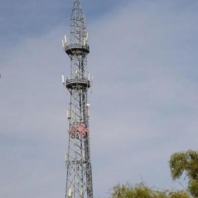 China Galvanized Angle 4 Legs Tubular Self Supporting 36m/S Telecom Steel Tower for sale