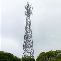China Steel Structure 40 Meters Four Corners 4 Legged Tower Hot Dip Galvanized for sale