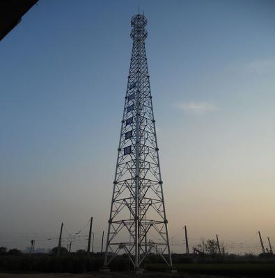 China Galvanized Electric Line Iso Q345 15m Angle Steel Tower 4 Legged for sale