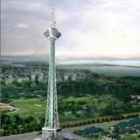 China Tubular / Angular 15m Gsm Radio And Television Tower for sale