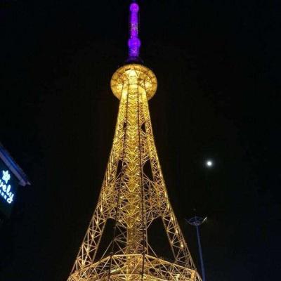 China Microwave Signal 40ft Telecommunication Steel Tower Radio Tv Broadcasting for sale