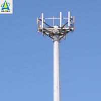 China Oem Antenna 30m Monopole Steel Tower Self Supporting Mast Wifi Telecom for sale