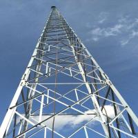 China 100m Self Supporting 3 Legged Tower Steel Tube for sale