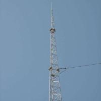 China Galvanised Bts Gsm Lattice Steel Tower Microwave 90 M Antenna 35m 3 Leg for sale