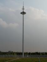 China 40m Monopole Antenna Tower Hot Dip Galvanized Octagonal Tapered for sale