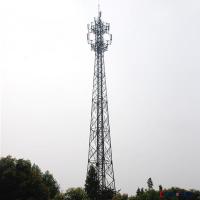 China Q235 Gsm Self Supporting Antenna Mast With Iso Certificate for sale