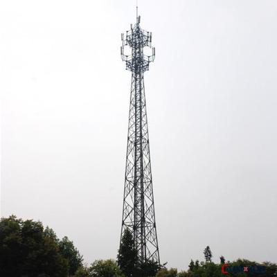 China Q235 Gsm Self Supporting Antenna Mast With Iso Certificate for sale