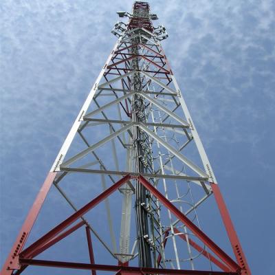 China Self Supporting Gsm 4 Legged Tower Bts Mobile Angle Steel Telecom Radar for sale