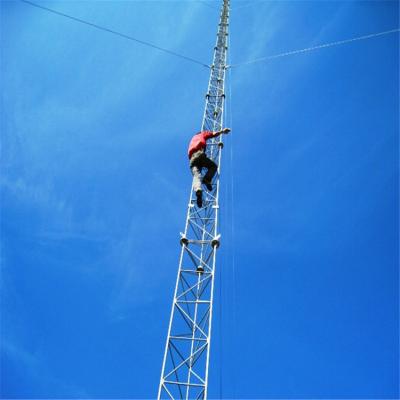 China Telecom Communication 80m Guyed Lattice Tower for sale