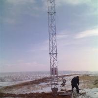 China Gsm Guyed Wire Tower Antenna Telecommunication Steel 30m for sale