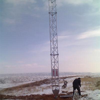 China Gsm Guyed Wire Tower Antenna Telecommunication Steel 30m for sale