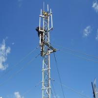 China Antenna Telecommunication 15m Guyed Mast Tower for sale