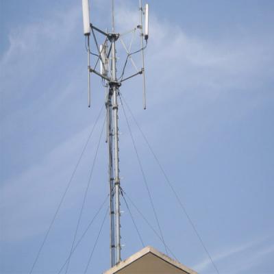 China 30m 45m 60m Guyed Pole Tower , Angle Steel Tower for sale