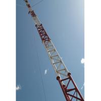 China Hot Dip Galvanized Steel Guyed Wire Tower Mast Communication Antenna 30m/S for sale