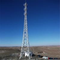 China High Density Transmission Lattice Tower Telecommunication Steel For Power Distribution for sale