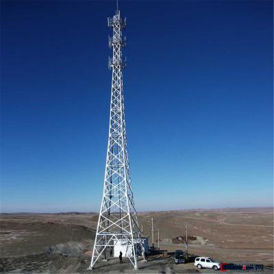 China High Density Transmission Lattice Tower Telecommunication Steel For Power Distribution for sale