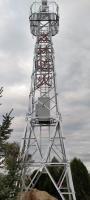 China Forest Fire Observation Galvanized Steel Towers Monitoring Four Foot for sale