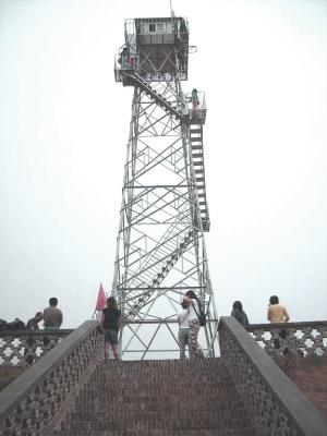 China 10m Angle Steel Prison Guard Tower Hot Dip Galvanized for sale